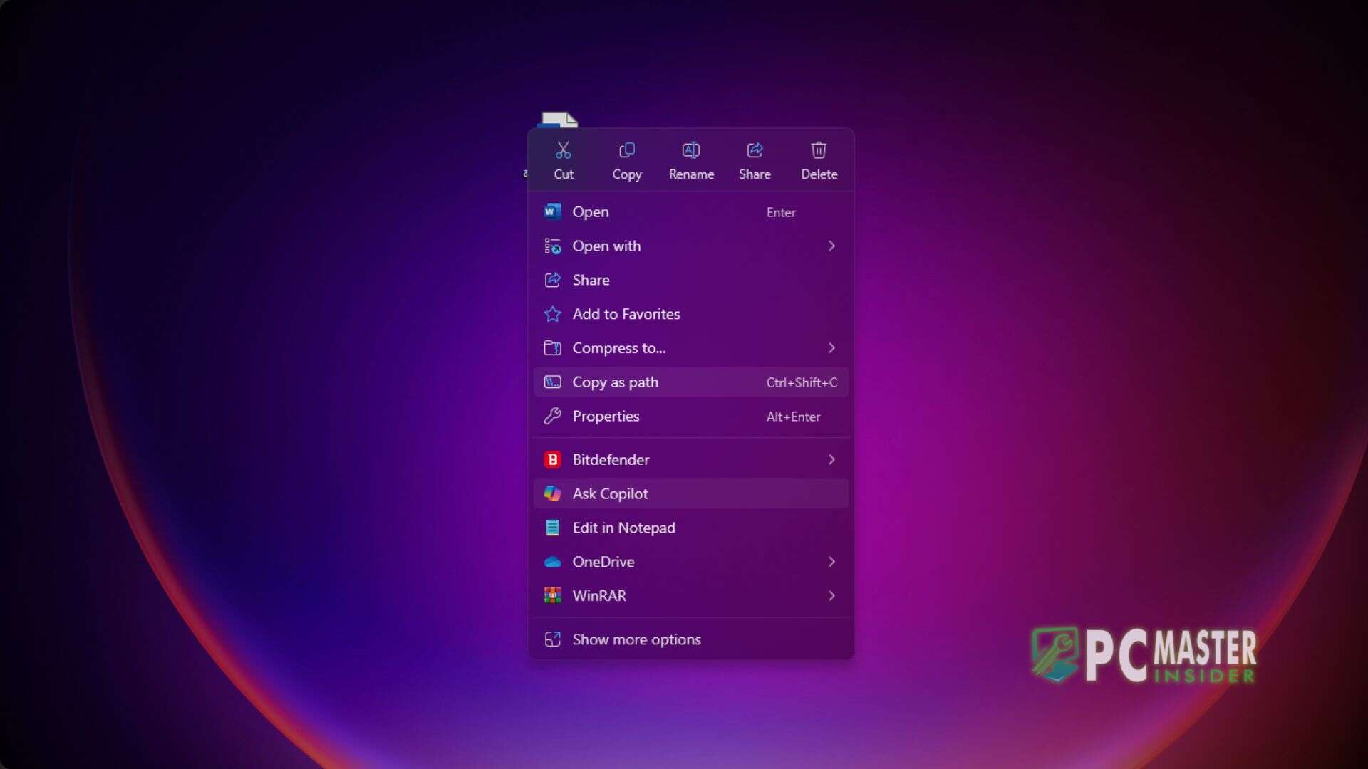 How To Disable Ask Copilot From Windows 11 File Explorer Context Menu How To Disable Ask Copilot From Windows 11 File Explorer Context Menu